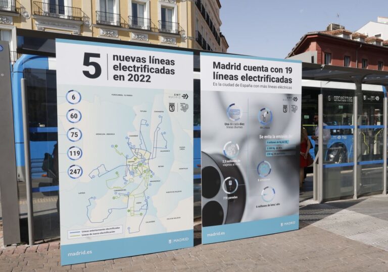 Madrid, la ciudad de España con más líneas de buses 100% eléctricas ...
